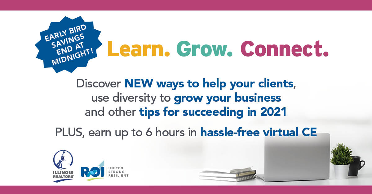 Learn. Grow. Connect. features 6 hours Virtual Elective CE - Illinois ...